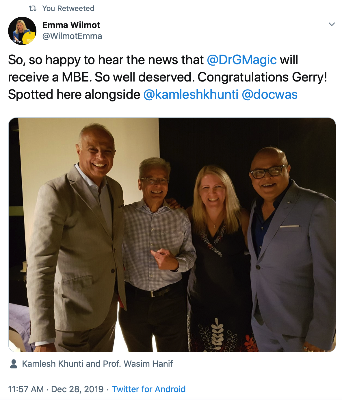 Professor Gerry Rayman given an MBE - The Diabetes Times