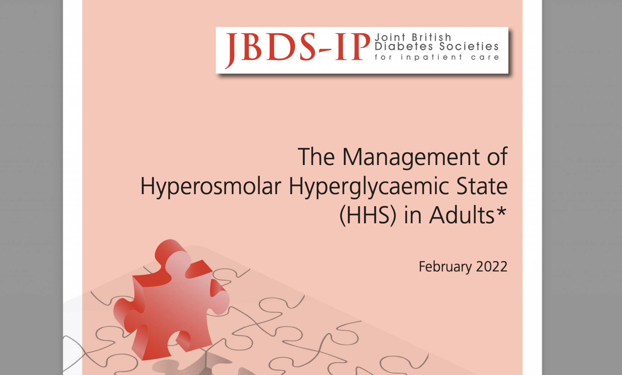 Hyperosmolar hyperglycaemic state management guidelines updated - The ...